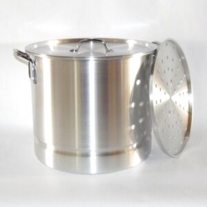 12 Qt Tamale Steamer Vaporera Stock Pot Premium Aluminum Tamalera 4 Gallons