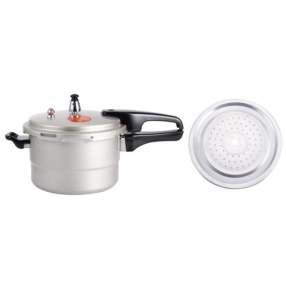 Omabeta Explosion-Proof Household Pressure Cooker,Pressure Cooker with Steaming Layer,Suitable to All Kinds of Gas Stove, Electric Ceramic Stove(4L)