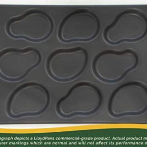 LloydPans Egg Pan, 12.88 x 17.88 Inch 9-Cavity Irregular Egg Pan, Pre-Seasoned PSTK