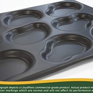 LloydPans Egg Pan, 12.88 x 17.88 Inch 9-Cavity Irregular Egg Pan, Pre-Seasoned PSTK