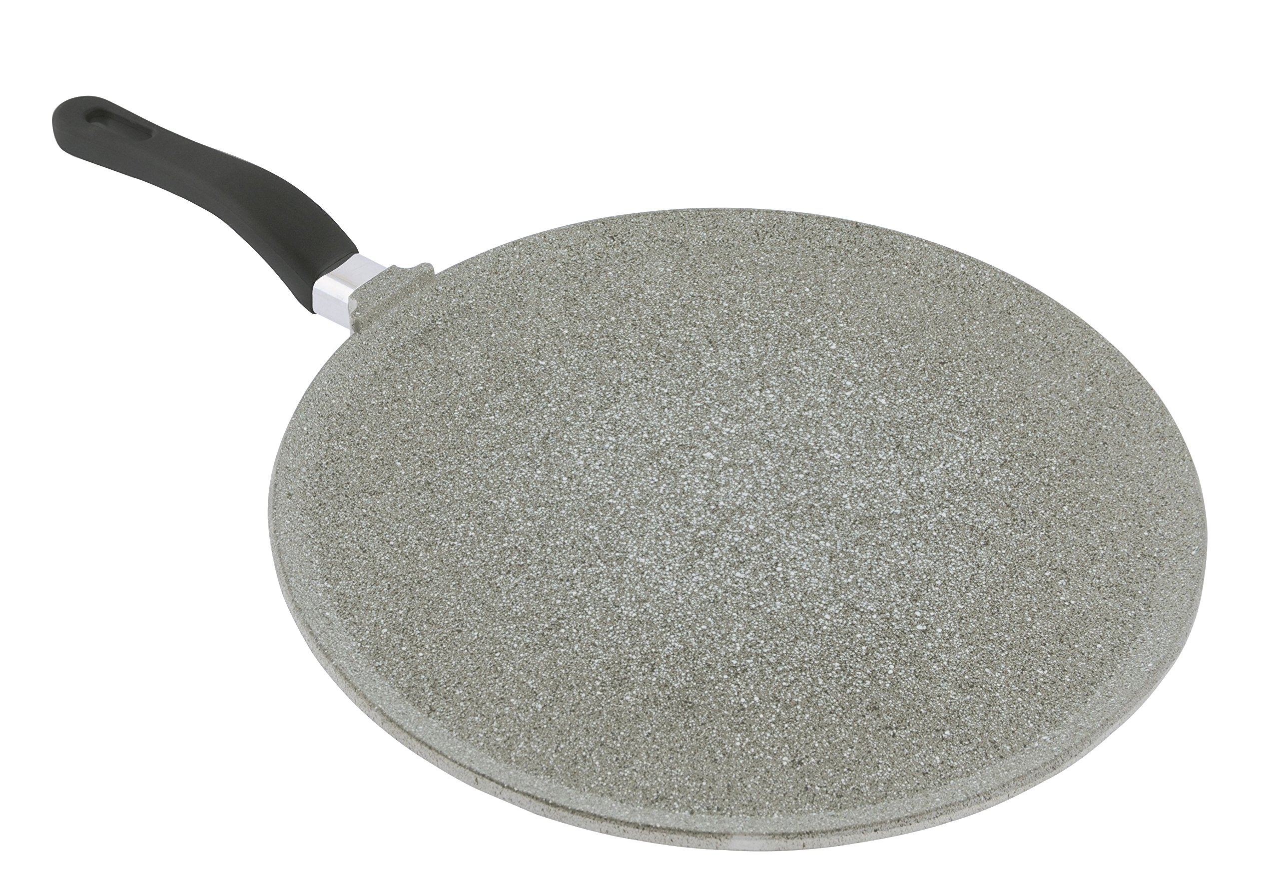 Mopita 28cm/11" Non-Stick Cast Aluminum Crepe Pan, Medium, Grey