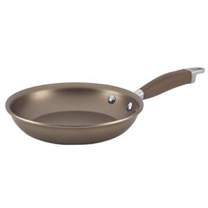 anolon advanced hard anodized nonstick fry pan/skillet, 8 inch, brown umber