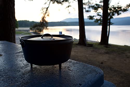 Lodge Tall Boy Tripod with 5 Quart Deep Camp Dutch Oven