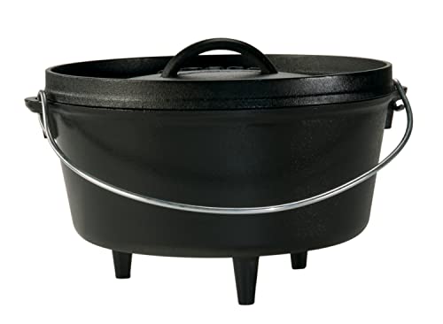 Lodge Tall Boy Tripod with 5 Quart Deep Camp Dutch Oven