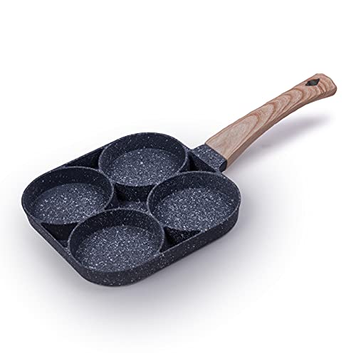 Aluminum 4-cup non-stick frying pan suitable for all heat sources