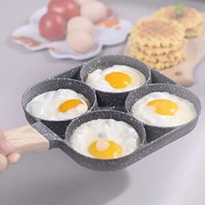 Aluminum 4-cup non-stick frying pan suitable for all heat sources