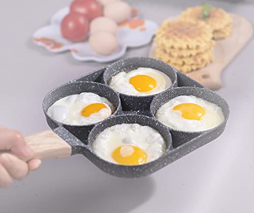 Aluminum 4-cup non-stick frying pan suitable for all heat sources