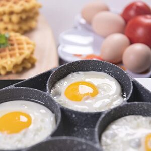 Aluminum 4-cup non-stick frying pan suitable for all heat sources