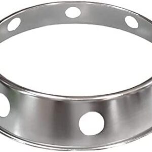 Sunrise Kitchen Supply (Pack of 2 Plated Reversible Steel Wok Ring (8.25"/10.75")