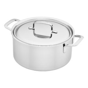 demeyere 5-plus stainless steel 5.5-qt dutch oven