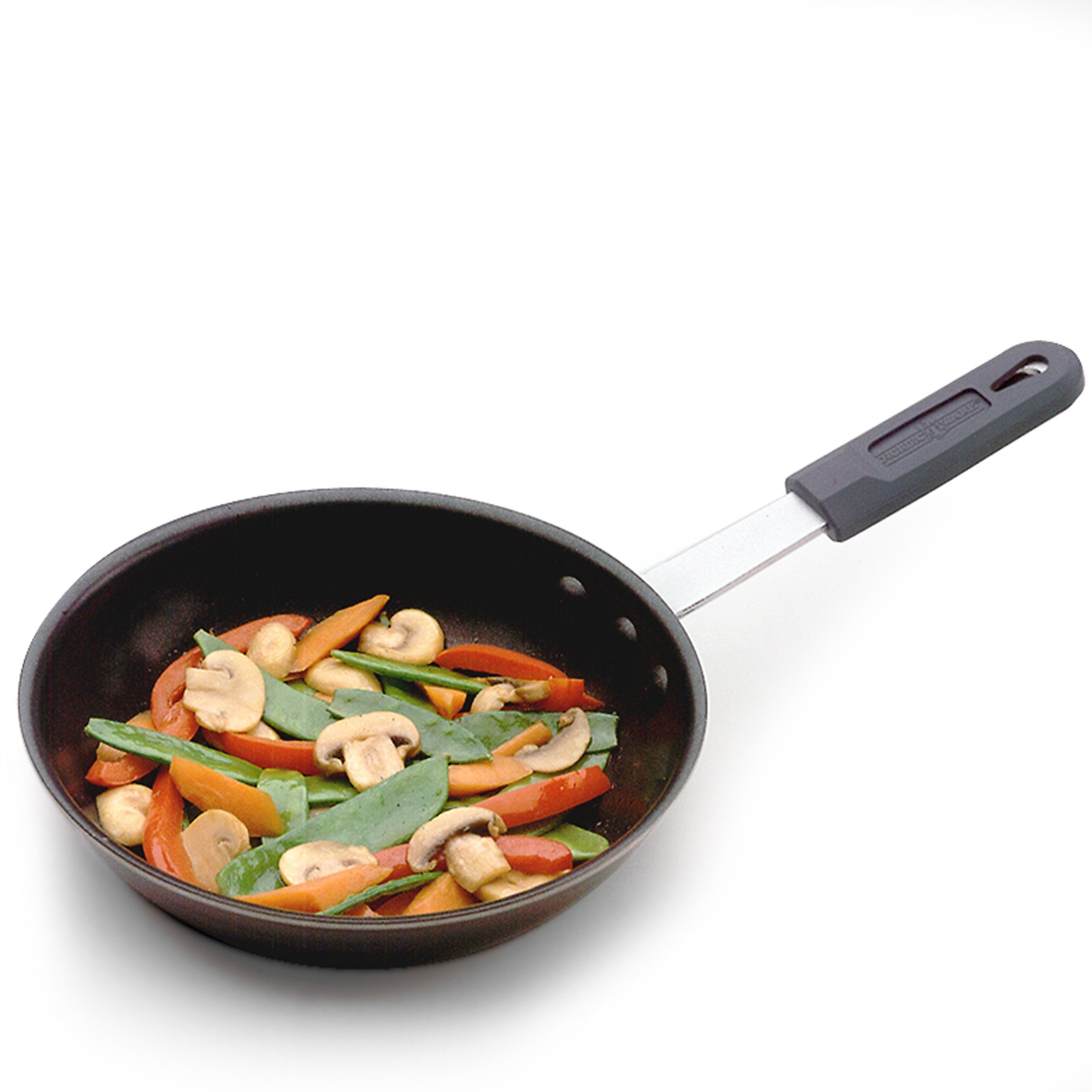 Nordic Ware Commercial Induction Fry Pan with Premium Non-Stick Coating, 8.25-Inch