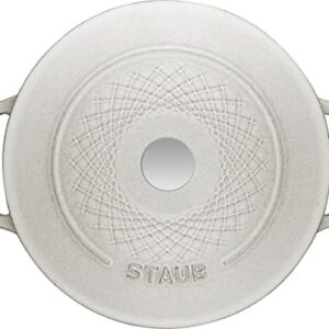 Staub Twist Cocotte Z1023-187 Round Campagne 7.9 inches (20 cm) Both Handed Cast Enameled Pot, Induction Compatible