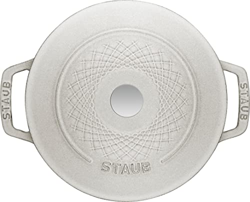 Staub Twist Cocotte Z1023-187 Round Campagne 7.9 inches (20 cm) Both Handed Cast Enameled Pot, Induction Compatible