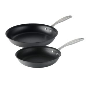 tramontina hard anodized nonstick 2 piece fry pan set 10" & 12", 80123/008ds