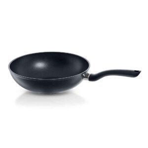 fissler cenit/wok-pan (11" - 3.6 qt.) coated aluminum-pan, frying pan non-stick - induction