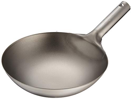 EBM Pure Titanium Ultra Lightweight Wok 10.6 inches (27 cm)