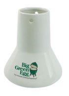 big green egg sittin' turkey ceramic vertical roaster