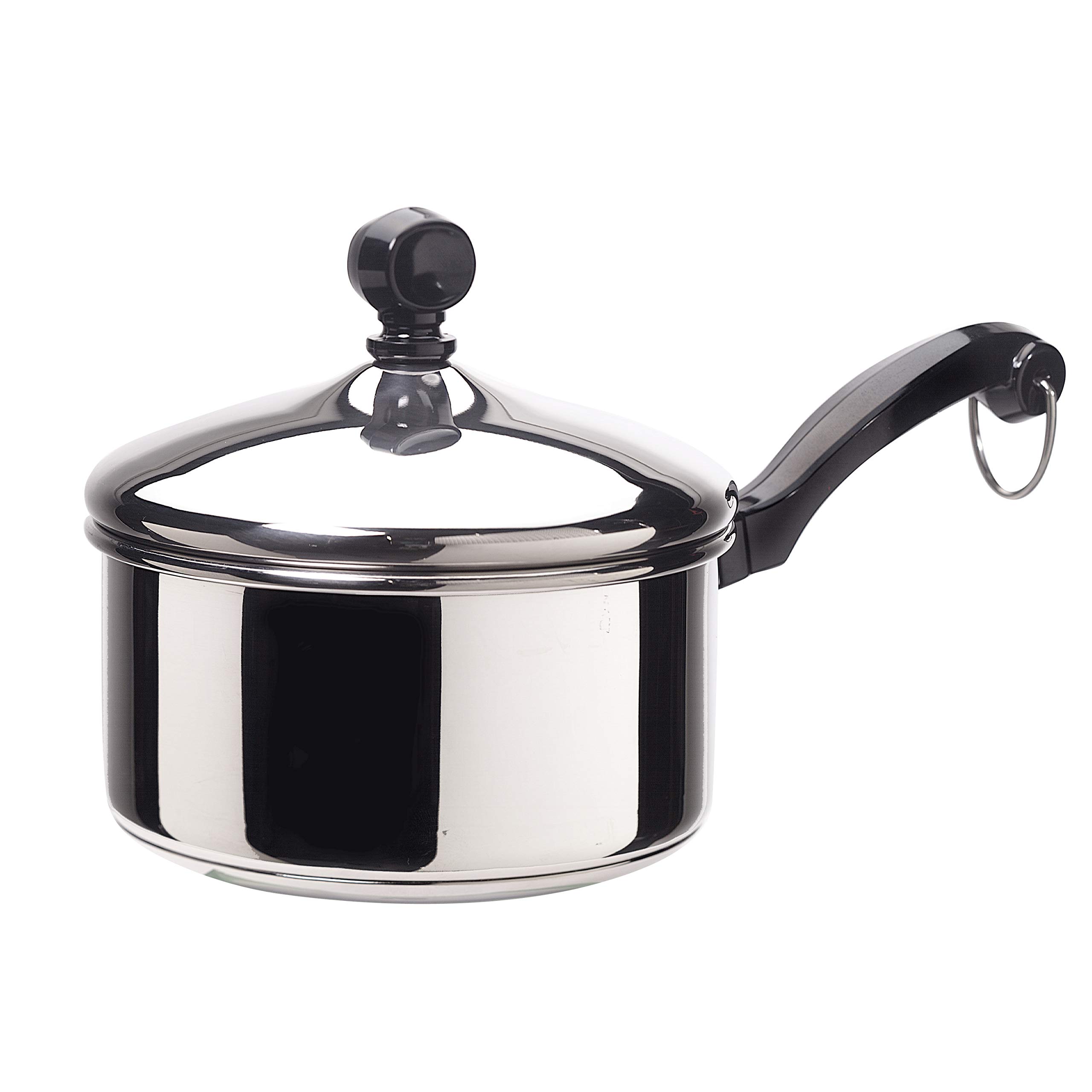 Farberware Classic Stainless Steel 6-Quart Stockpot with Lid + Farberware Classic Stainless Steel Sauce Pan/Saucepan with Lid, 1 Quart