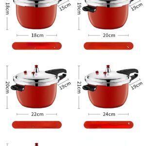 ADAGRO Double Happiness Pressure Cooker 304 Stainless Steel Household Gas Induction Cooker Universal Mini Explosion-Proof Pressure Cooker Sapphire Blue