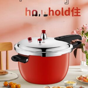 ADAGRO Double Happiness Pressure Cooker 304 Stainless Steel Household Gas Induction Cooker Universal Mini Explosion-Proof Pressure Cooker Sapphire Blue