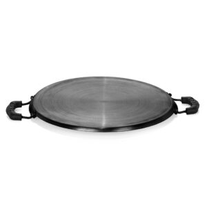 Sumeet Pre Seasoned 2.5mm Thick Iron Dosa Tawa with Double Side Handle (27.4cm)