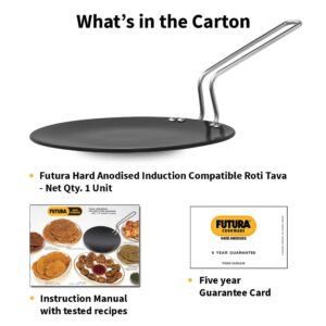 Hawkins Futura Hard Anodised Induction Roti Tawa 24cm 4.88mm IART24