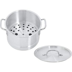 52 Qt Steamer Vaporera Stock Pot Premium Aluminum Tamalera 13 Gallons BIG