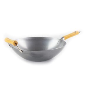 School of Wok - 14"/36cm Carbon Steel Wok