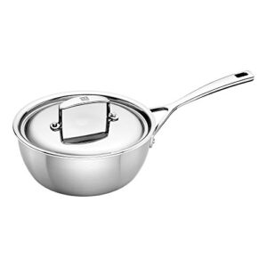 zwilling j.a. henckels aurora henckels saucier, 2 quart, silver, stainless steel