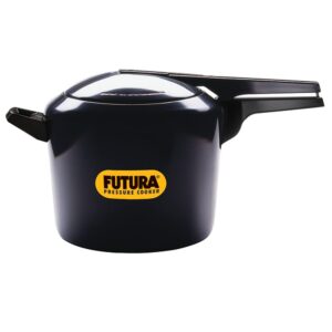 hawkins futura hard anodised pressure cooker, 7-liter