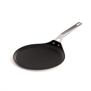 valira aire reinforced non-stick scratch resistant cast aluminum crepe pan, induction ready, 11.2" diameter