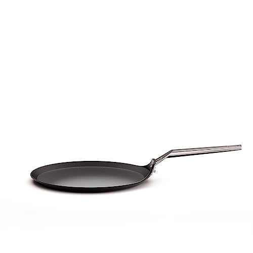 Valira Aire Reinforced Non-Stick Scratch Resistant Cast Aluminum Crepe Pan, Induction Ready, 11.2" Diameter