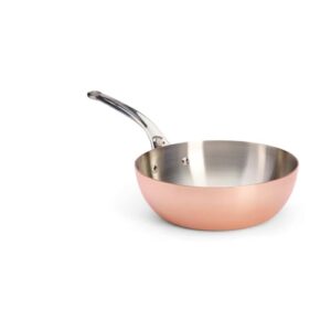 De Buyer Prima Matera Conical Copper Stainless Steel Saute-Pan 9.5-Inch