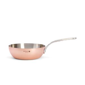 De Buyer Prima Matera Conical Copper Stainless Steel Saute-Pan 9.5-Inch