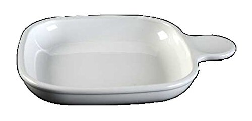 Corning Ware White Coupe Snack It ( 6 3/4" Square ) ( P-185-B )