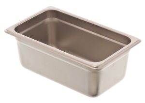 browne 4" quarter-size anti-jam steam table pan