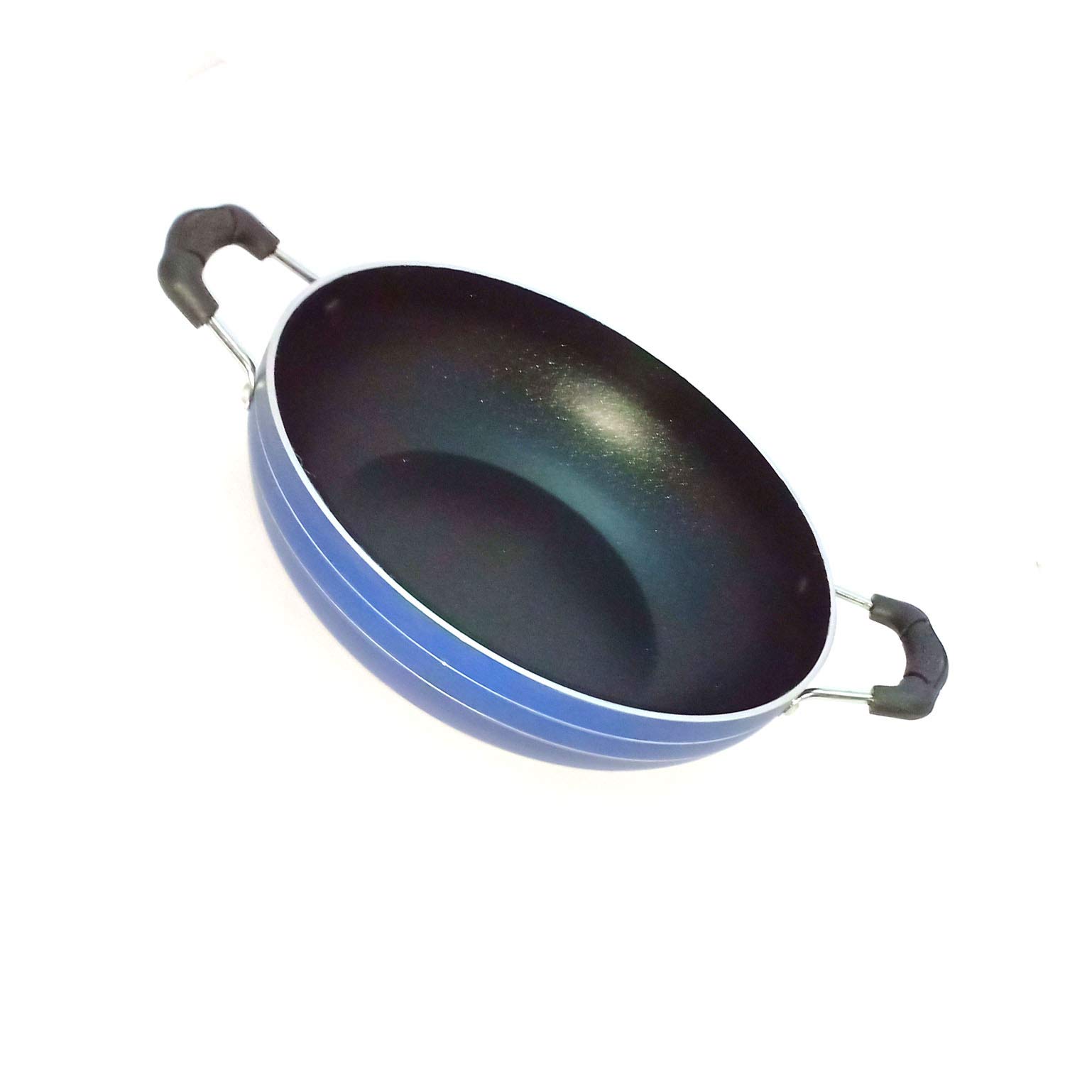 Kadai Deep pan Induction Base Deep Fry Kadhai Non-Stick Aluminium Karai Deep Fry Pan Nonstick 2.2 litre Nonstick All Purpose Pan Cooking Pan Nonstick Kadai with Glass Lid