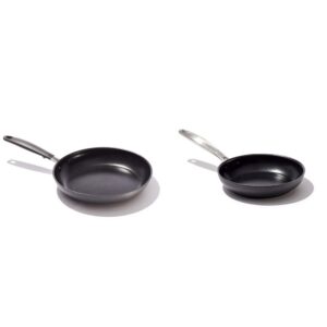 oxo good grips 10" frying pan skillet and 8" frying pan skillet bundle