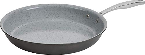 Trudeau Pure Ceramic Frying Pan, 12-Inch, Grey