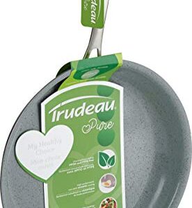 Trudeau Pure Ceramic Frying Pan, 12-Inch, Grey