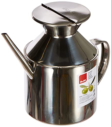 IBILI Oil can 1,2 l of Stainless Steel, 1.2 litres, Silver