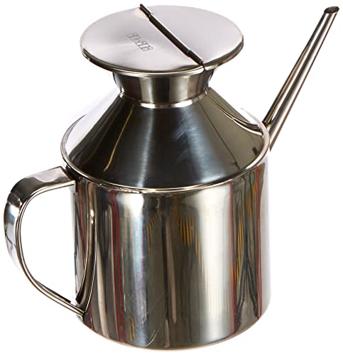 IBILI Oil can 1,2 l of Stainless Steel, 1.2 litres, Silver