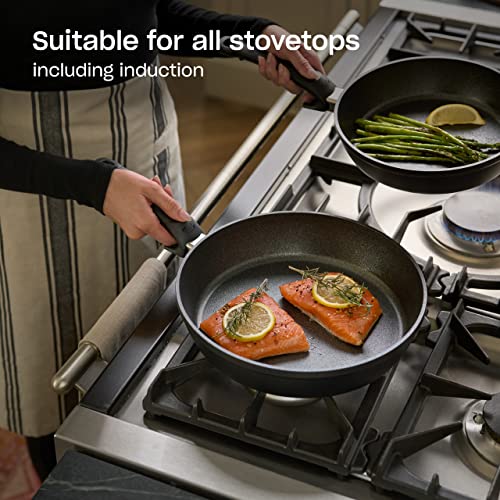 Fissler Adamant Comfort Non-Stick Frying Pan & Wok - 3 Piece Set - 9.5" & 11" Frying Pans - Frying Pans - Non-Stick Surface - Dishwasher Safe - Works on All Stovetops