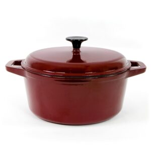 hell's kitchen 5 qt. cast iron dutch oven