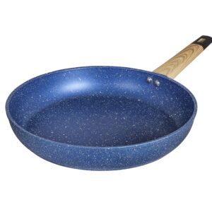 Art of Cooking 12" Granite Nonstick Frying Pan Omelet Skillet Cookware (Induction Compatible) (Ocean Blue)