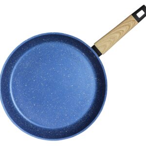 Art of Cooking 12" Granite Nonstick Frying Pan Omelet Skillet Cookware (Induction Compatible) (Ocean Blue)