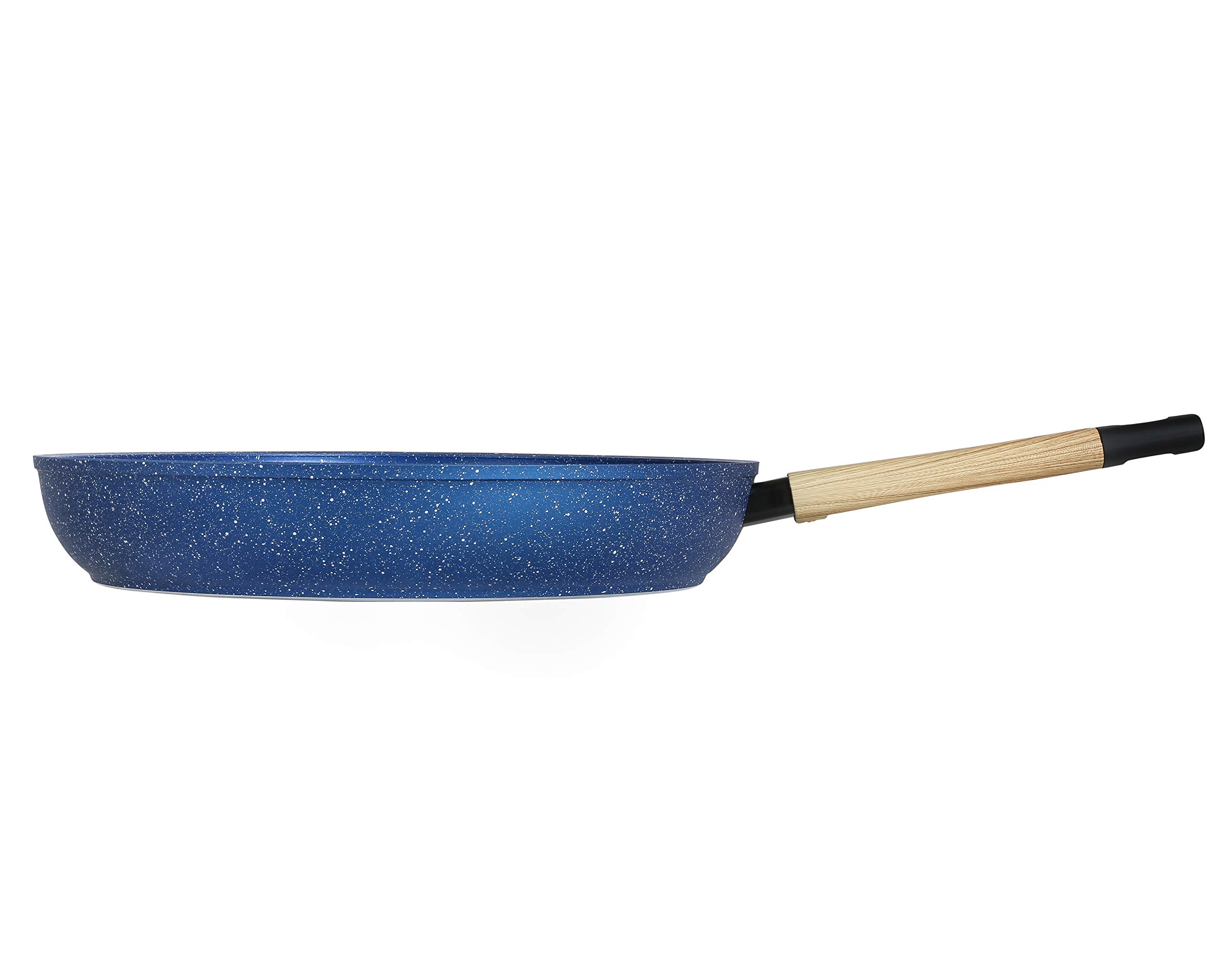 Art of Cooking 12" Granite Nonstick Frying Pan Omelet Skillet Cookware (Induction Compatible) (Ocean Blue)