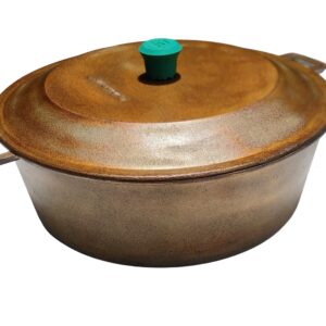 GauchoGrillX Caldero Pre-Curado Ø36cm 7,6 lt Ø14" 8-Quart Dutch Oven Hecho en Venezuela por VIKO @vikogrills