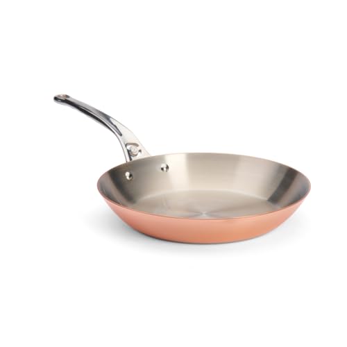 PRIMA MATERA Round Copper Stainless Steel Fry Pan 11-Inch