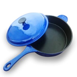 jean-patrique cast iron sauté pan deep 11.8" professional